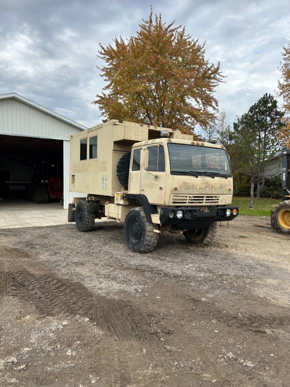1995 Stewart and Steveson M1079 Van Body 4×4 Military Overland Camper ...