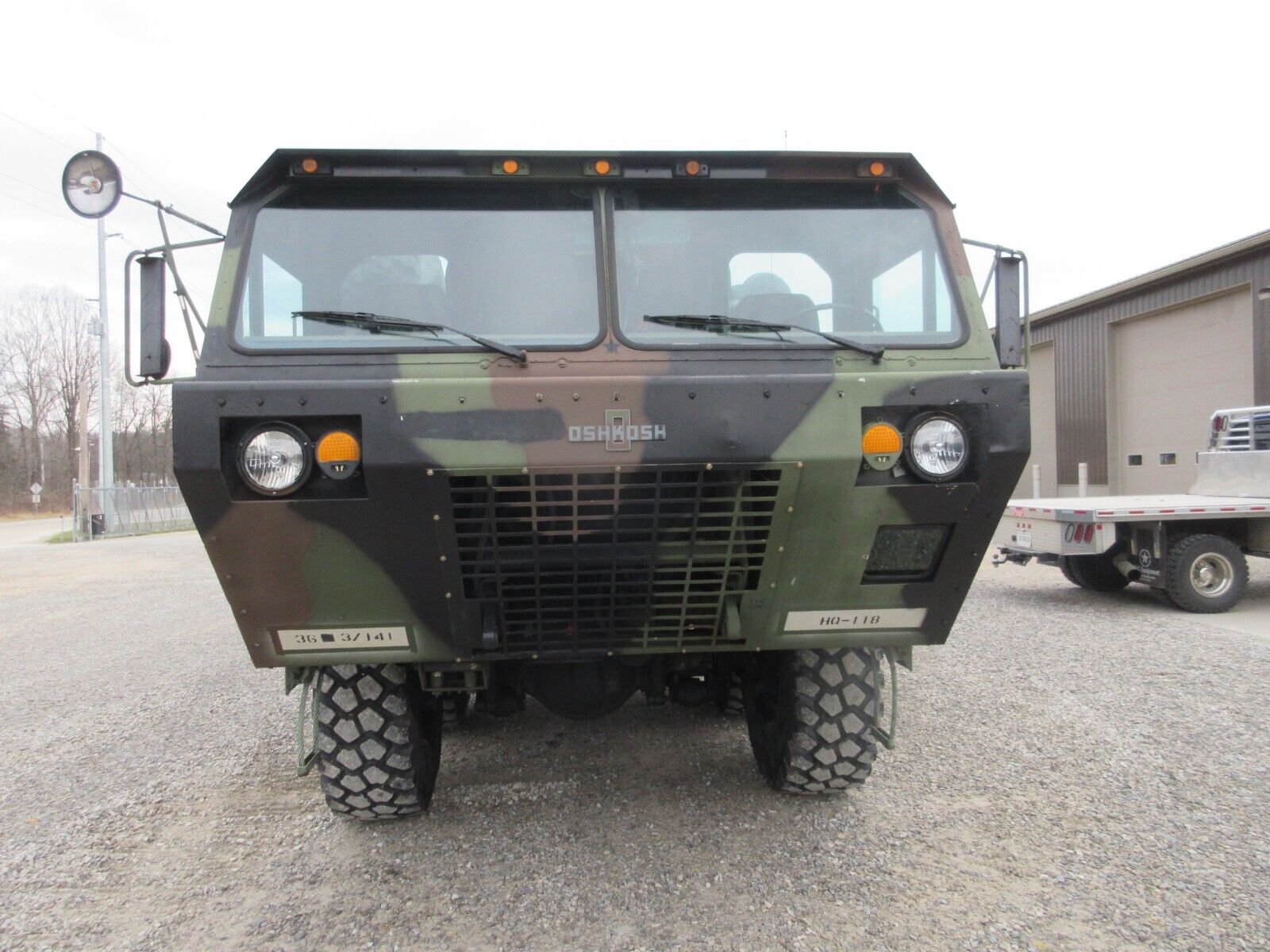 1984 Oshkosh M977 8×8 Military Hemtt Crane Truck flat bed Off/on Road ...