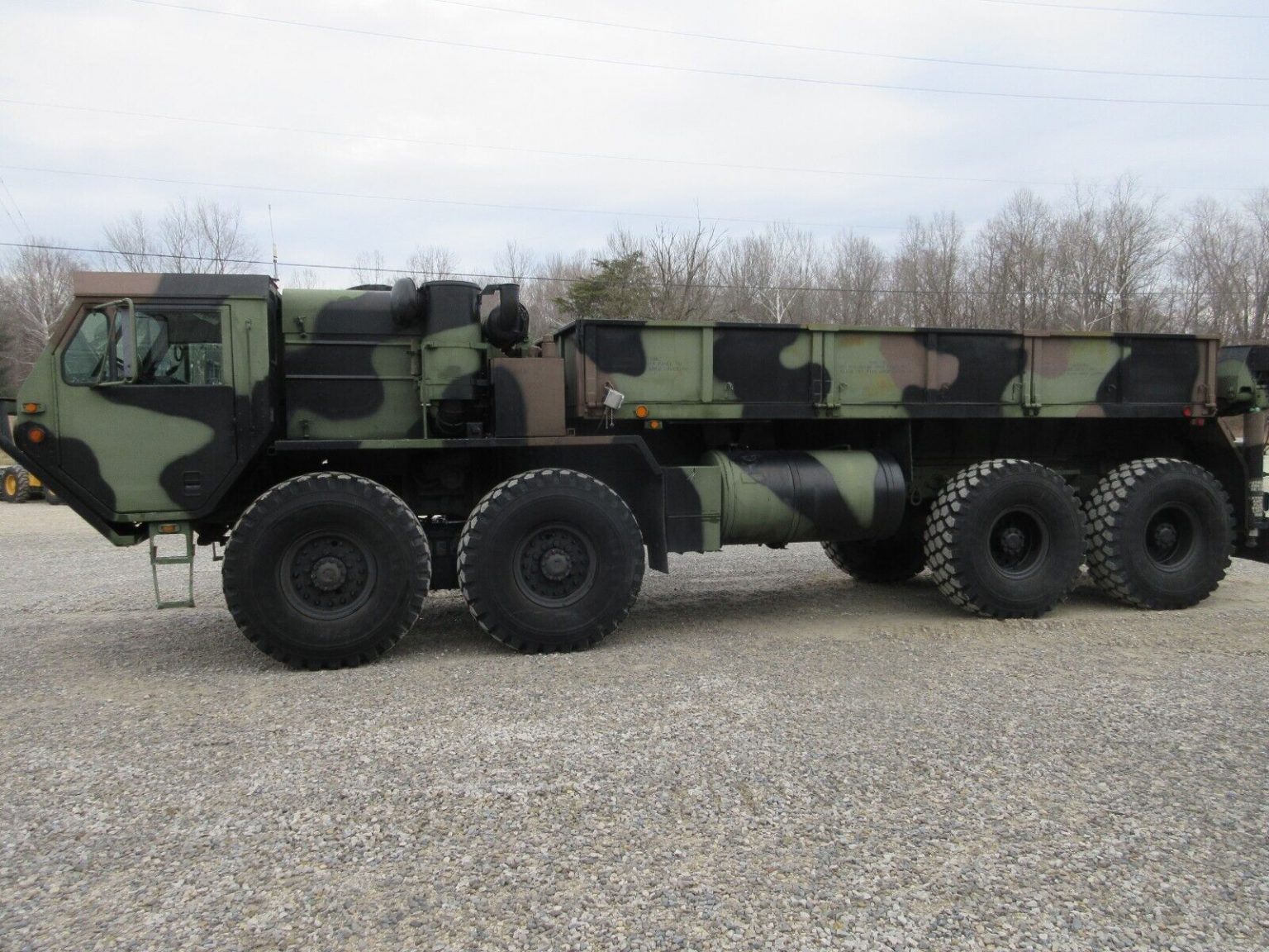 1984 Oshkosh M977 8×8 Military Hemtt Crane Truck flat bed Off/on Road ...
