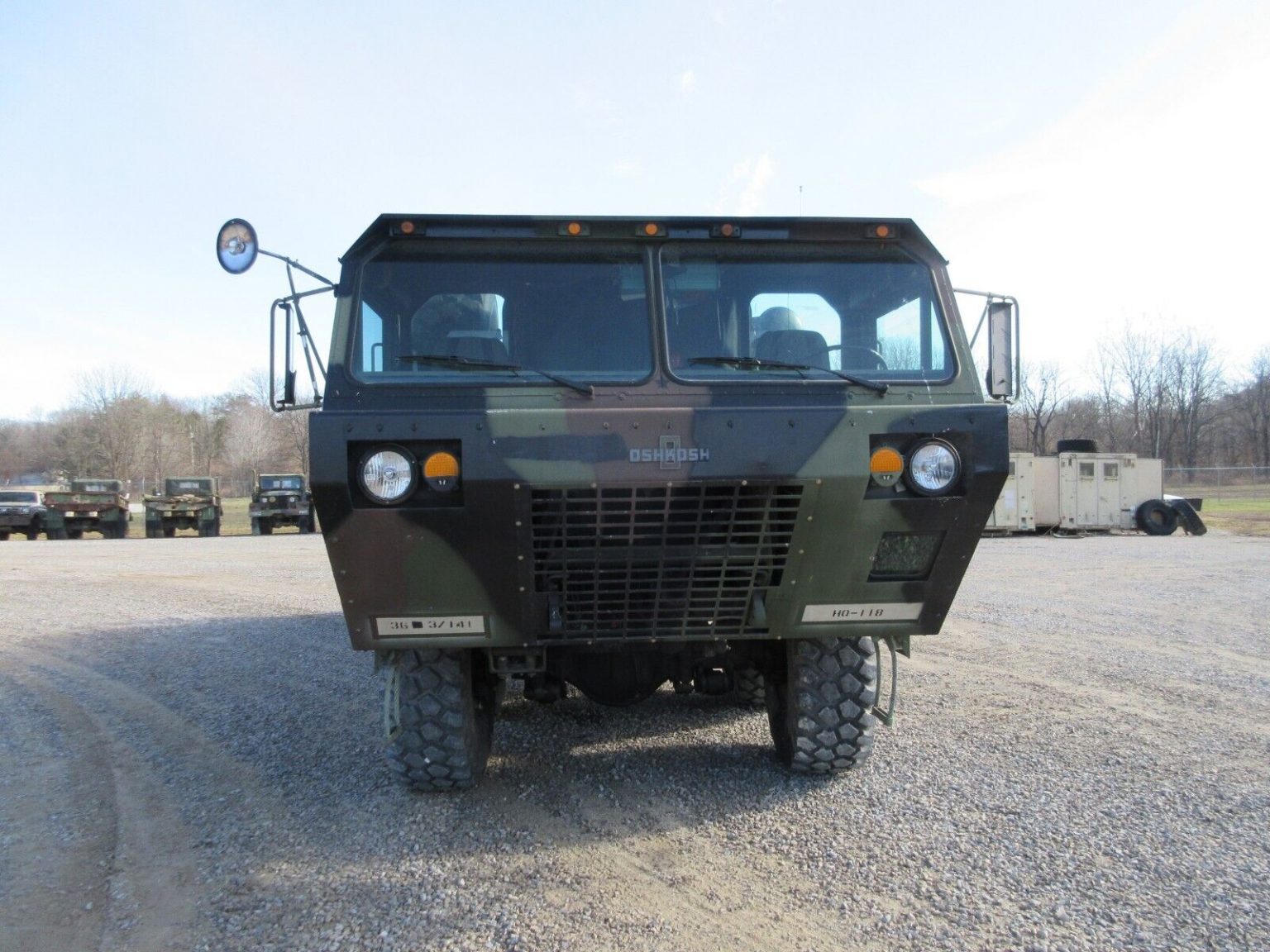 1984 Oshkosh M977 8×8 Military Hemtt Crane Truck flat bed Off/on Road ...