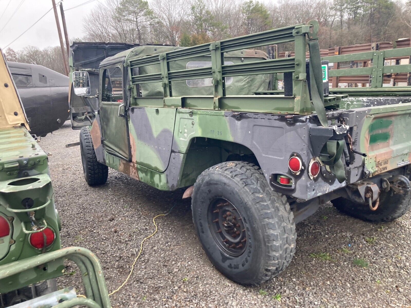 1990 Am General 4X4 6.2L Diesel Military Humvee 2 Door Troop Carrier w ...